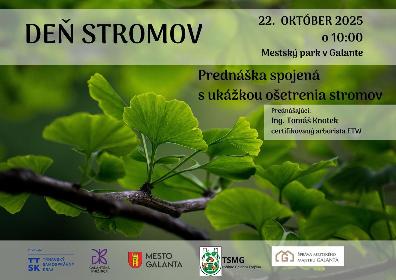 Deň stromov v Galante - Oficiálne stránky mesta Galanta